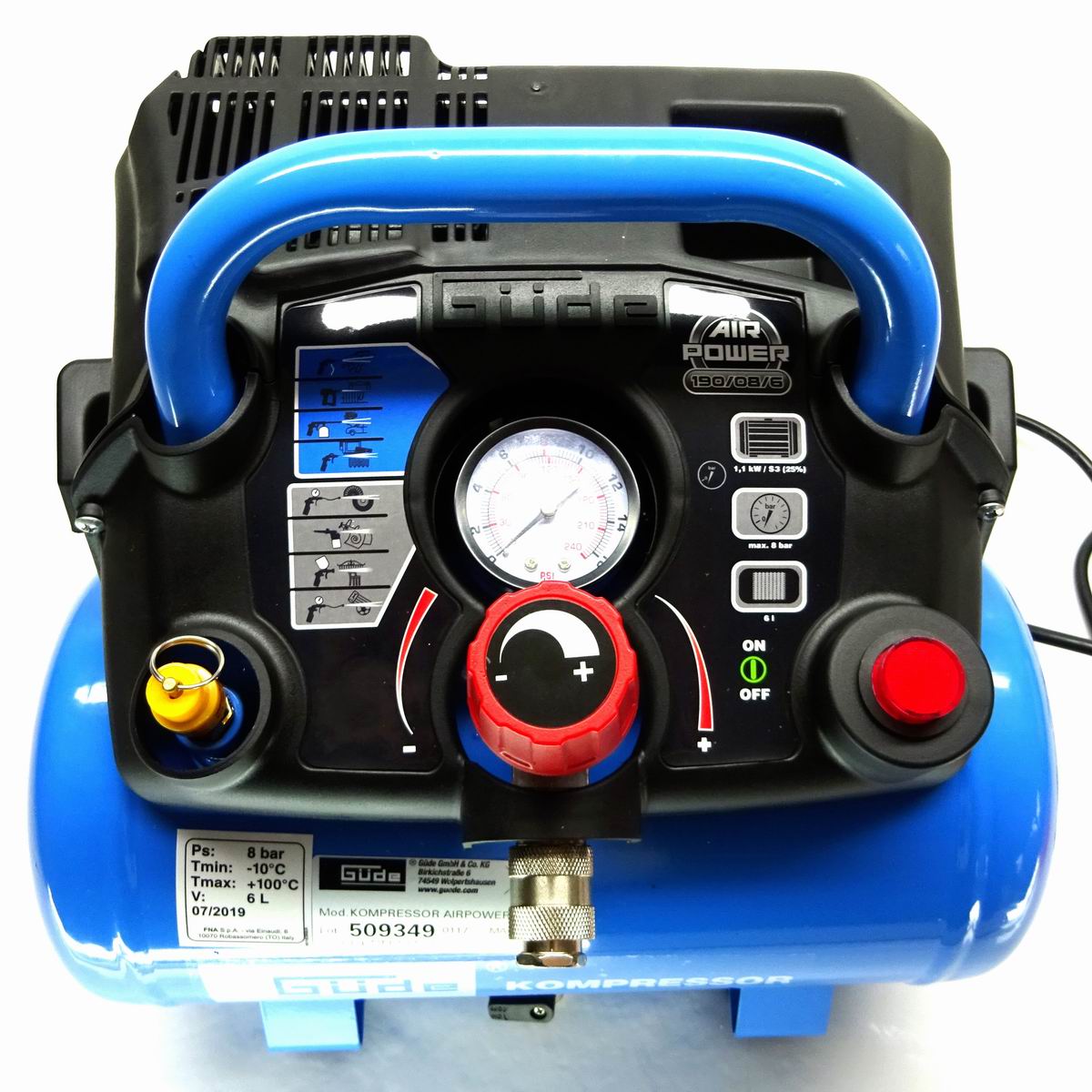 Mini-Kompressor_Güde_Airpower_190-80-6_Ansicht › RC-HeliCar